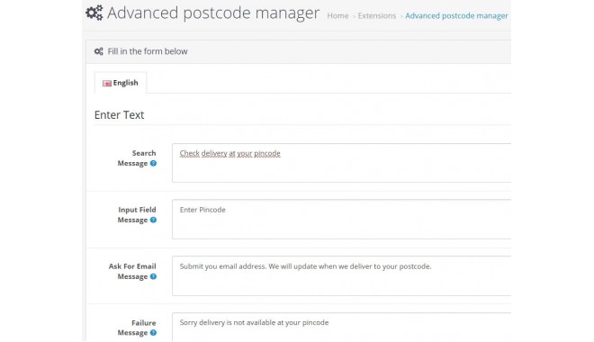 Advanced Postcode Manager: Best Postcode Management Tool for OpenCart